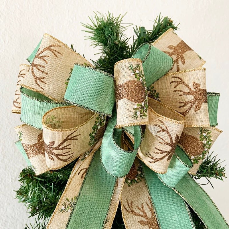 Tree Topper Bow - Etsy