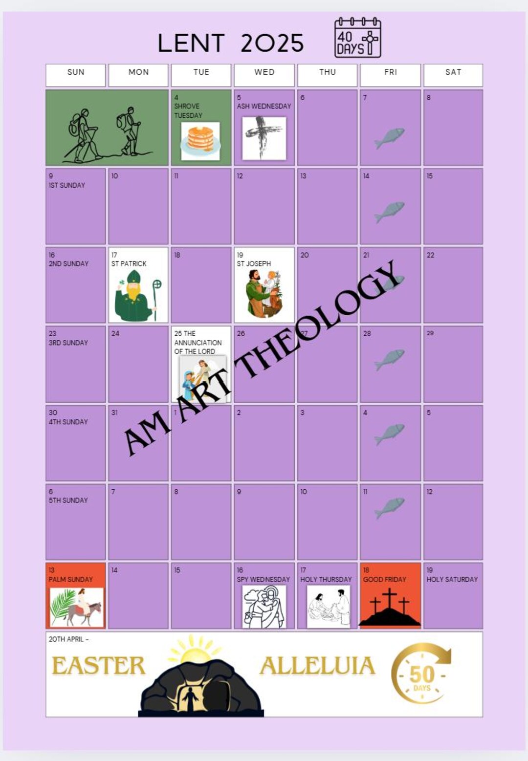 Lent Activity Pack - 2025 - Etsy