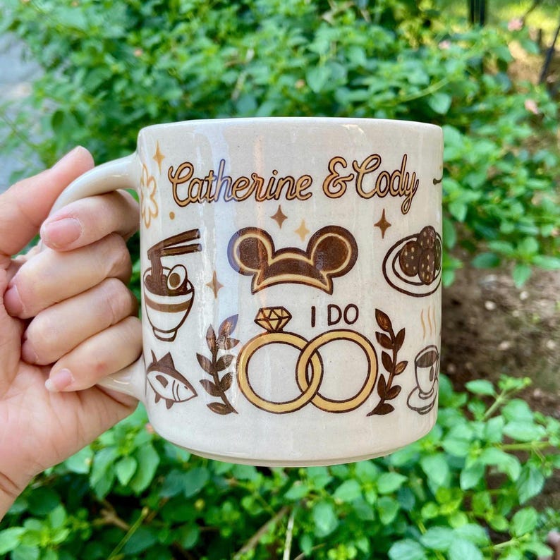 Personalized Story Mug | Hand-painted Ceramic Keepsake, Custom Memories ...
