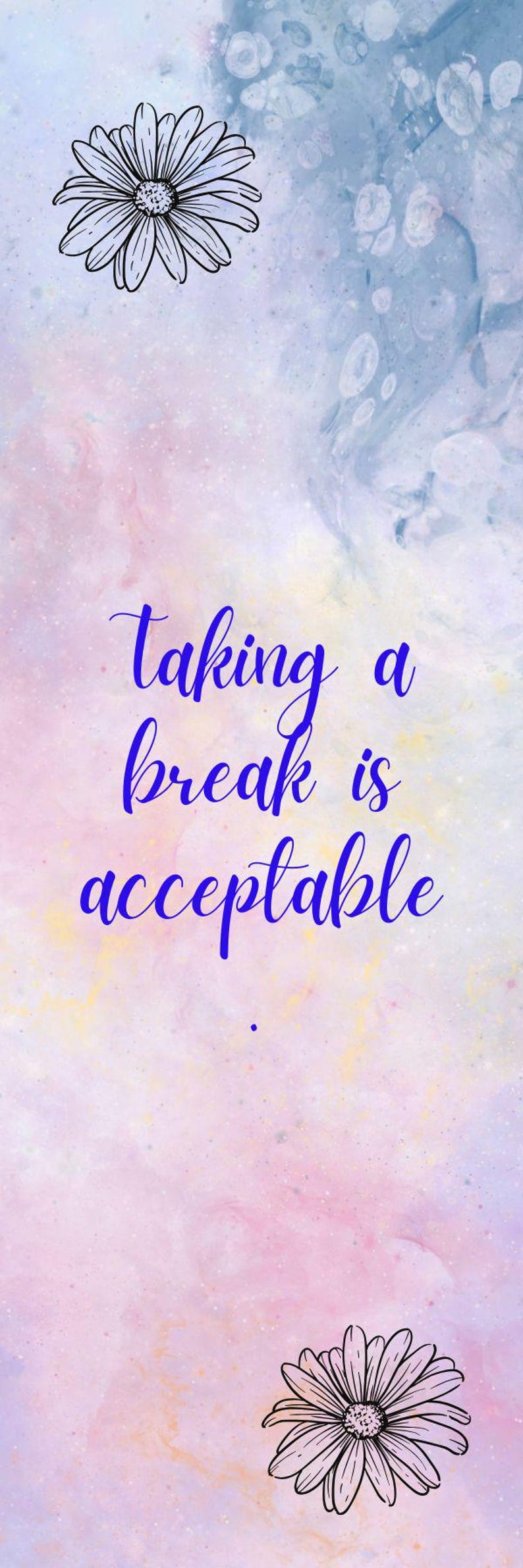 Positive Affirmation Bookmarks, Printable, Instant Digital Download ...