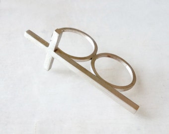 Two Finger Ring - Etsy