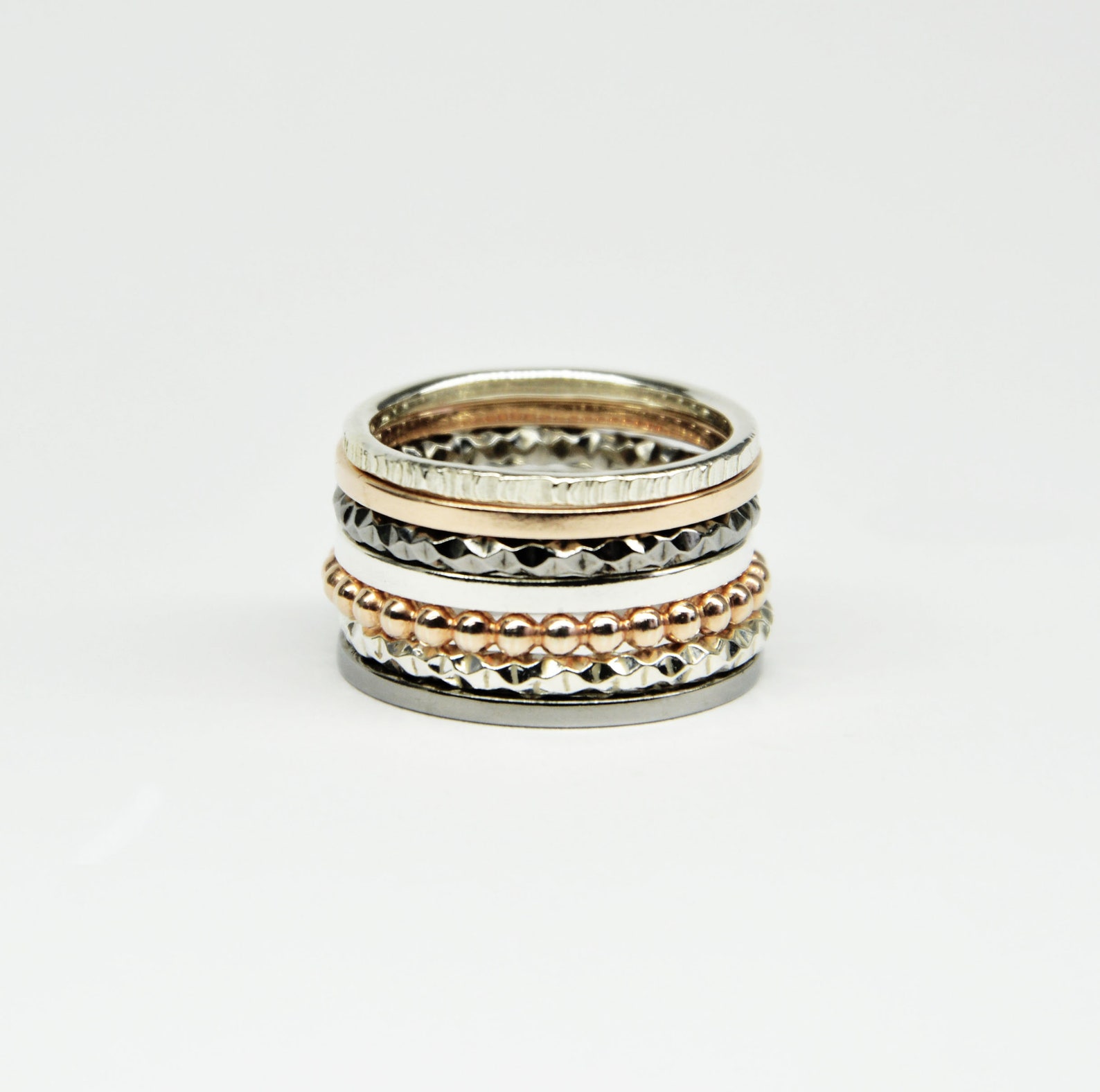 Silver Stacking Rings Stackable Rings Silver Stack Rings - Etsy