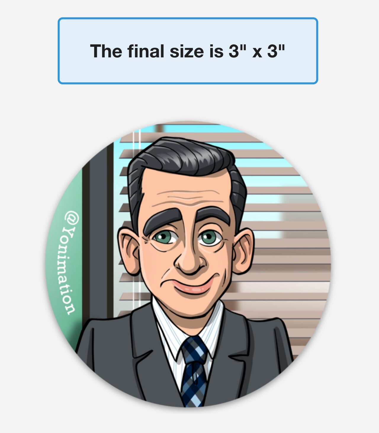 Michael Scott the Office Vinyl Sticker BUMPER STICKER VINYL Hydroflask ...