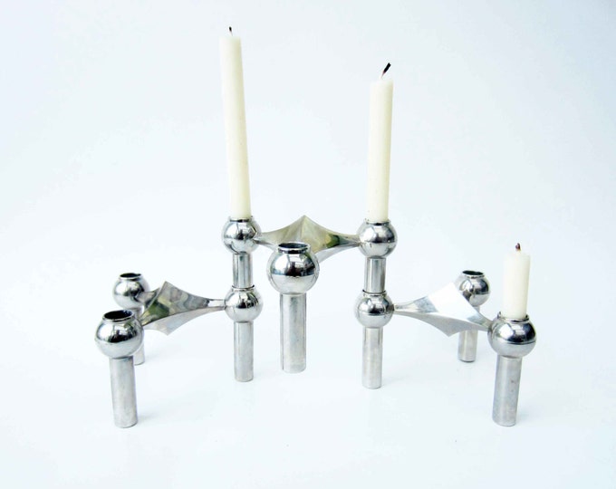 1960s Vintage German Candleholder⎮nagel S22 Bmf⎮modular Stackable ...