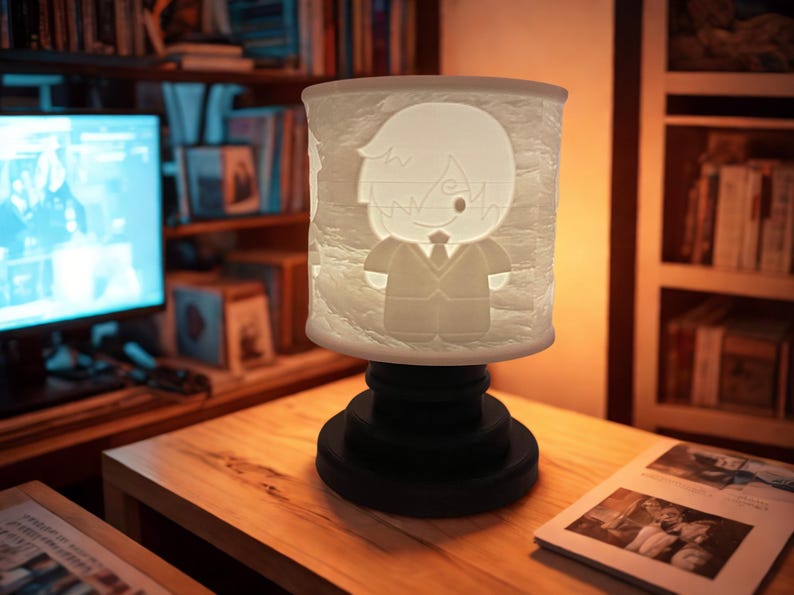 One Piece Lithophane Lamp Anime Night Light Straw Hat Crew Pirate Decor ...