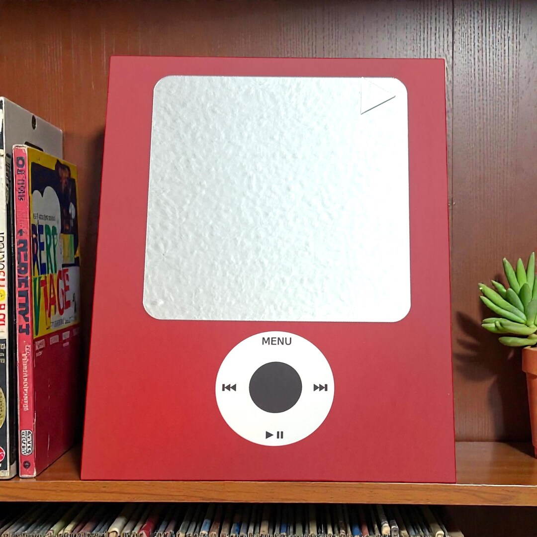 RED Ipod Nano Mirror Retro Metal Plaque Handmade 8x10 - Etsy