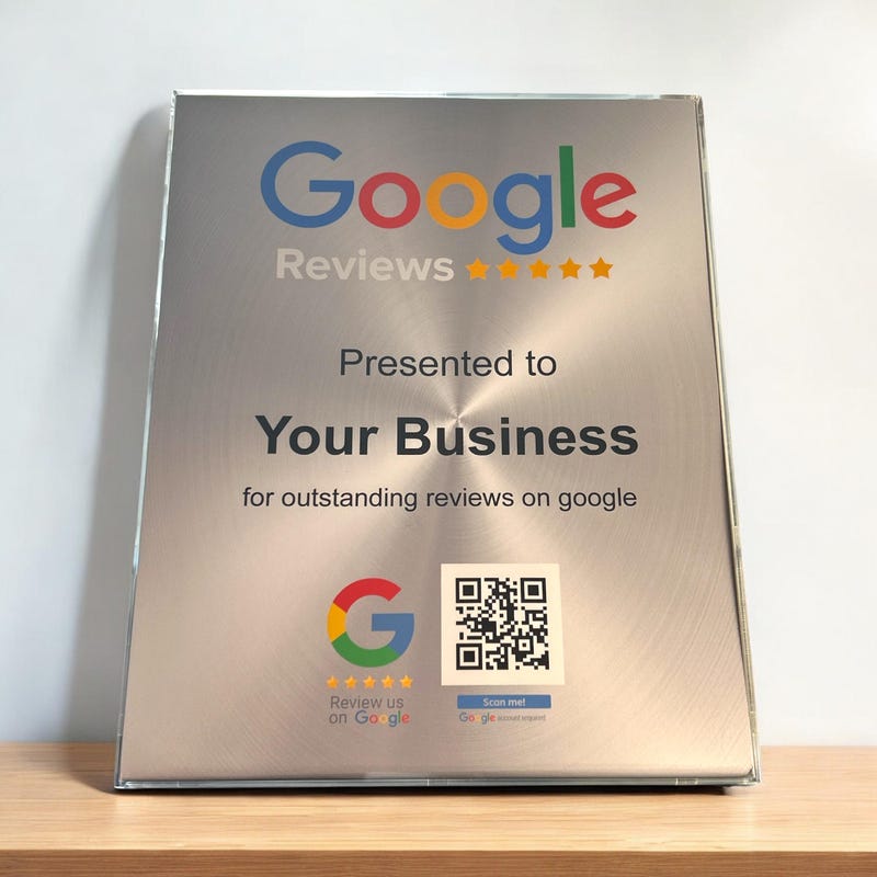 Google Review Sign - Etsy