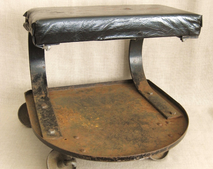 Vintage Snap on Rolling Mechanic's Stool, Industrial, Seating, Mobile ...