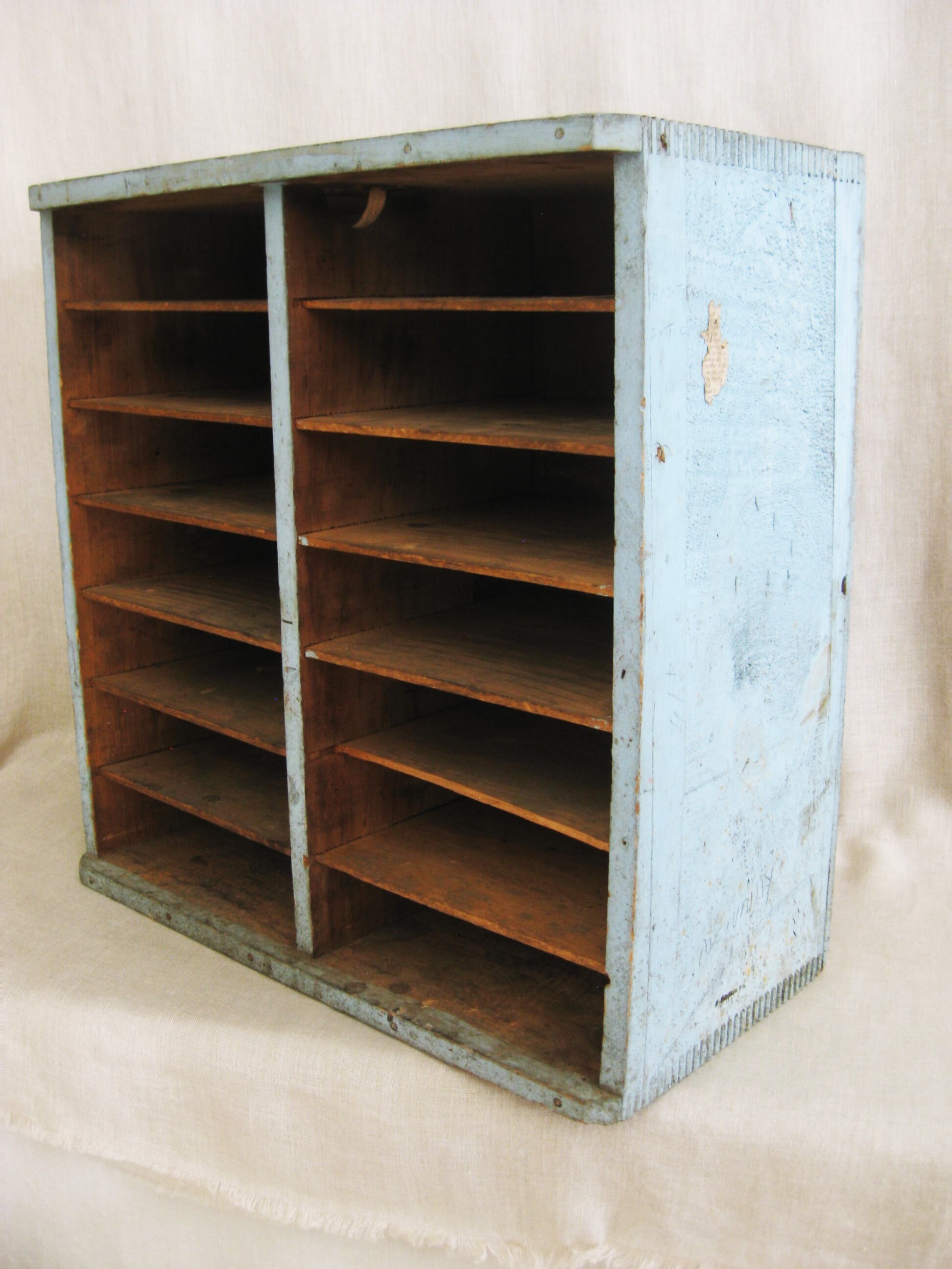 Vintage Primitive Bookcase Pie Safe Shelf Side Table - Etsy