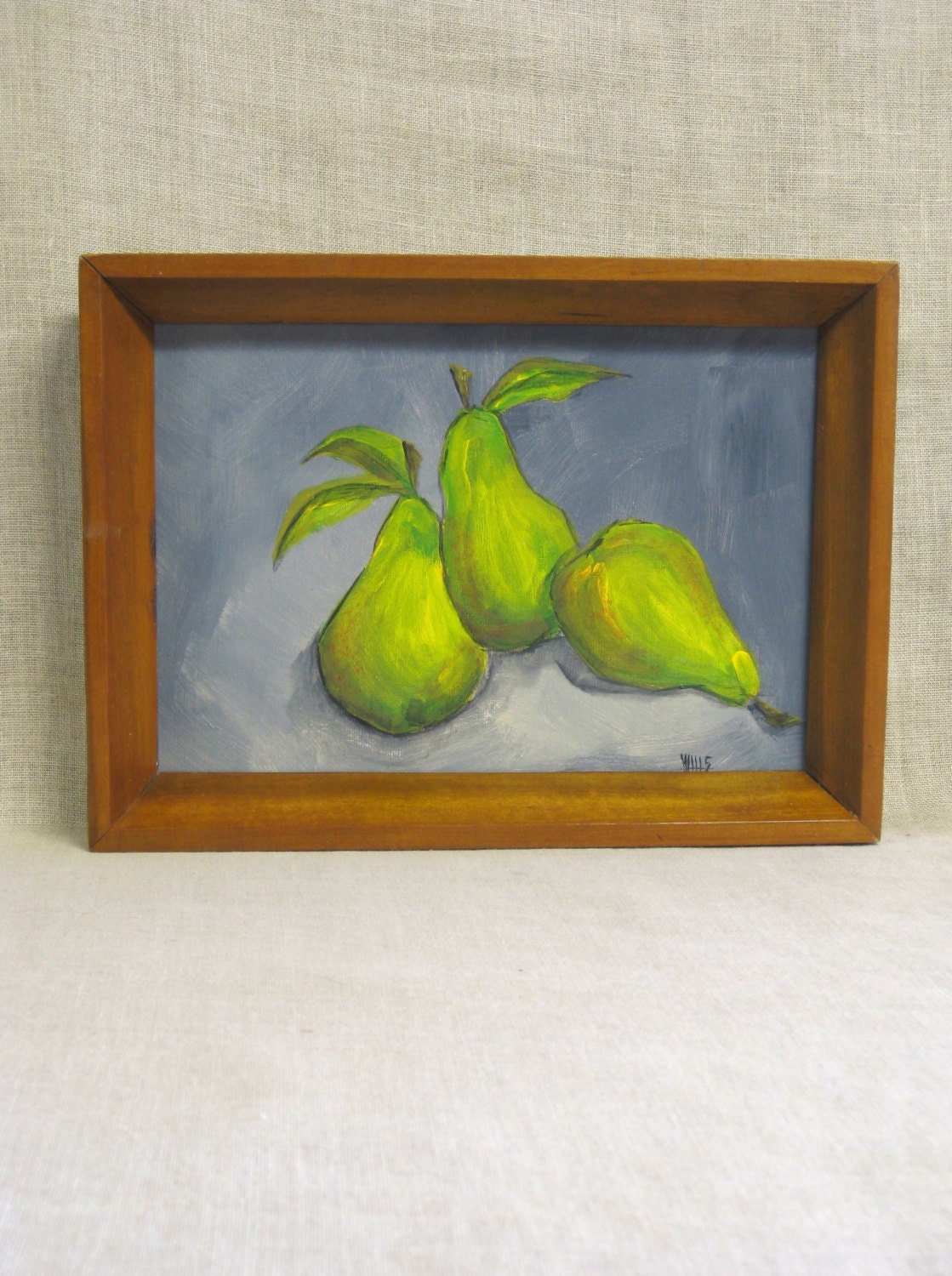 Pear Still Life Painting, Fruit, Original Fine Art, Wil Shepherd Studio ...