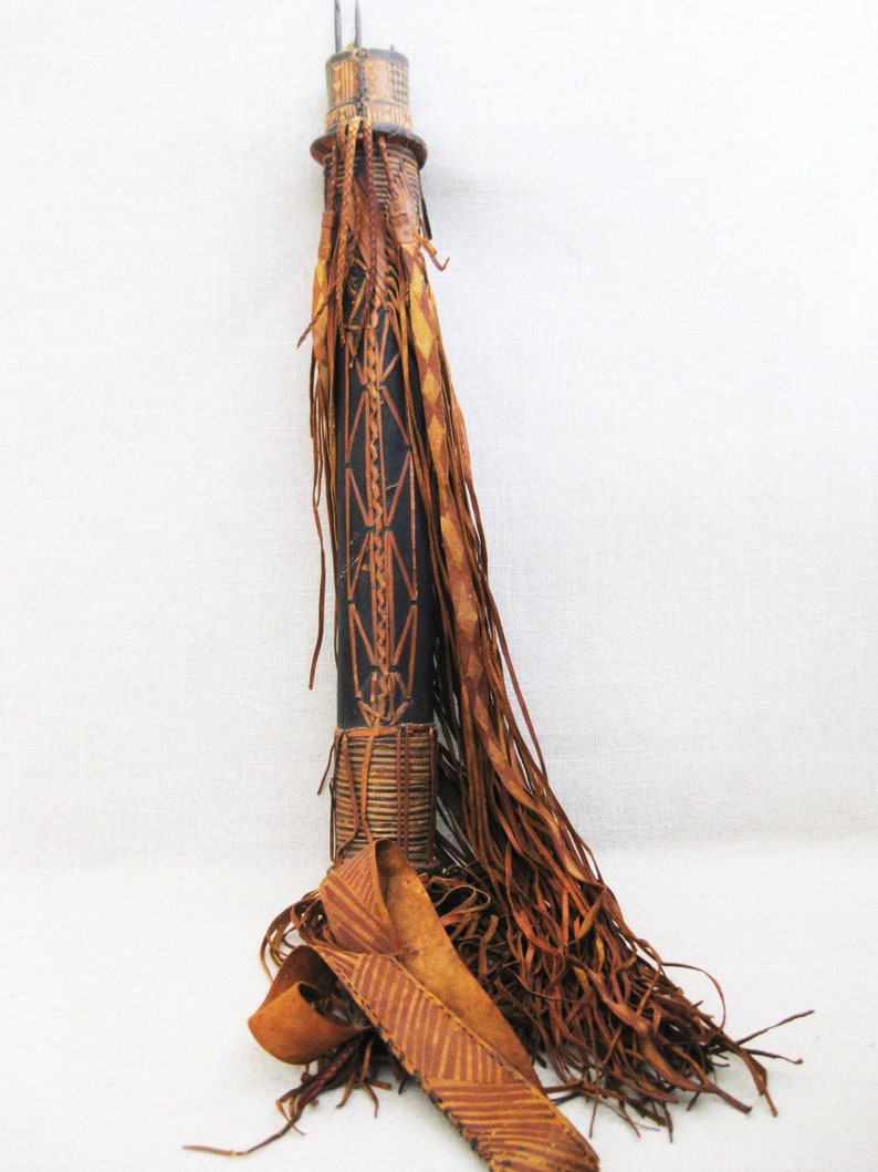 Vintage African Quiver and Arrows, Tribal Home Décor Rustic Cabin ...