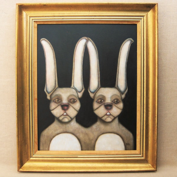 Surreal Rabbit - Etsy