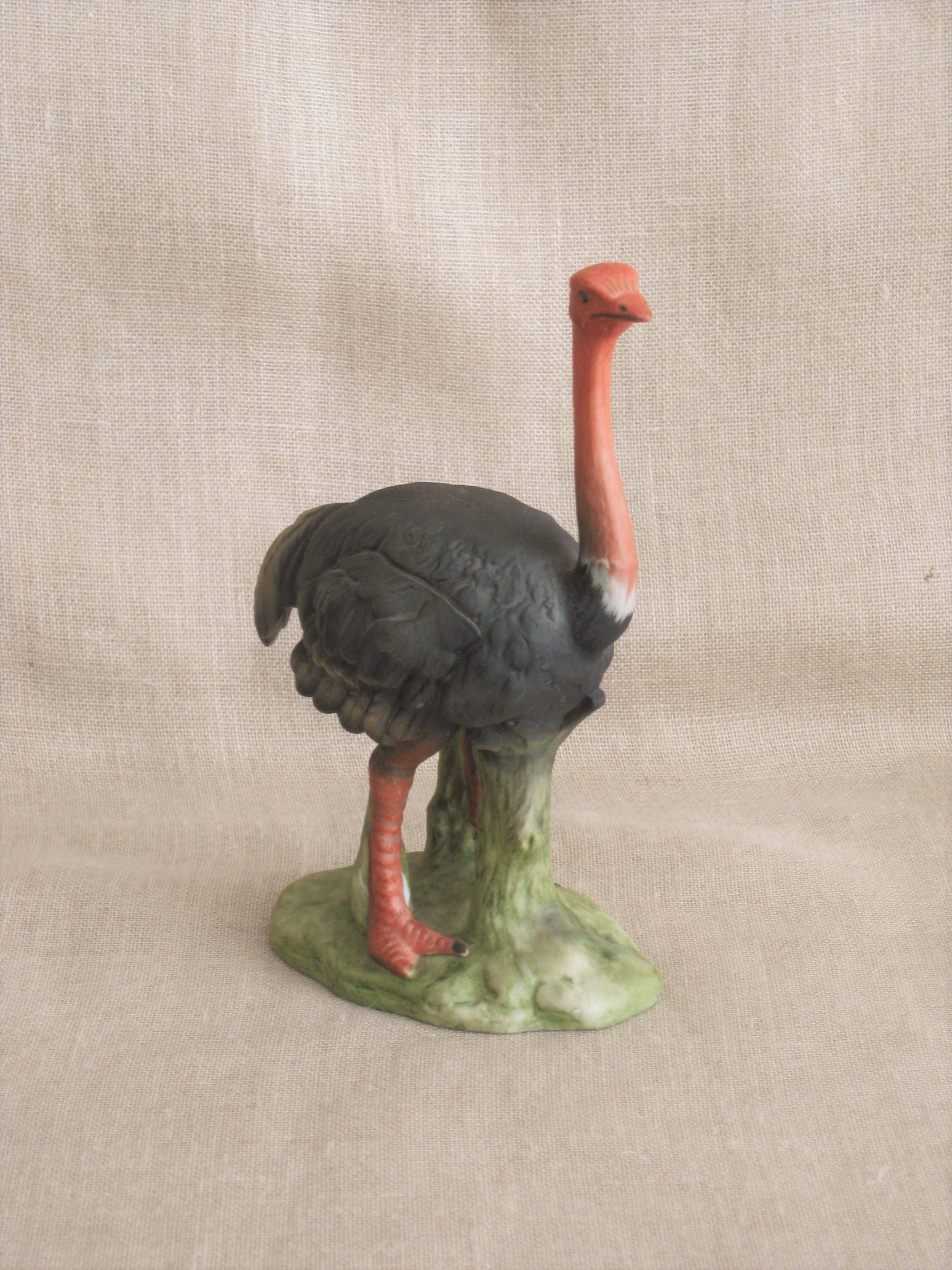gift antique vintage ostrich figurine Very rare Soviet bird figurine ...