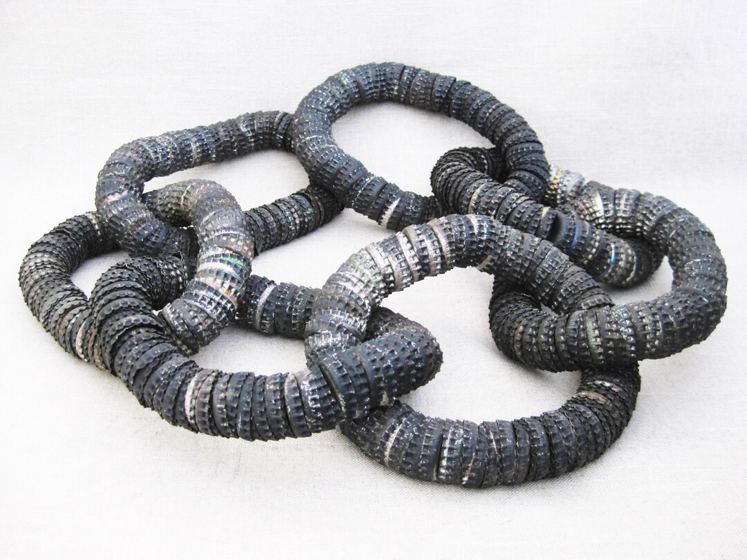 Vintage Bottle Cap Chain 7 Link Chain 41 Inches Long, Southern Folk Art ...