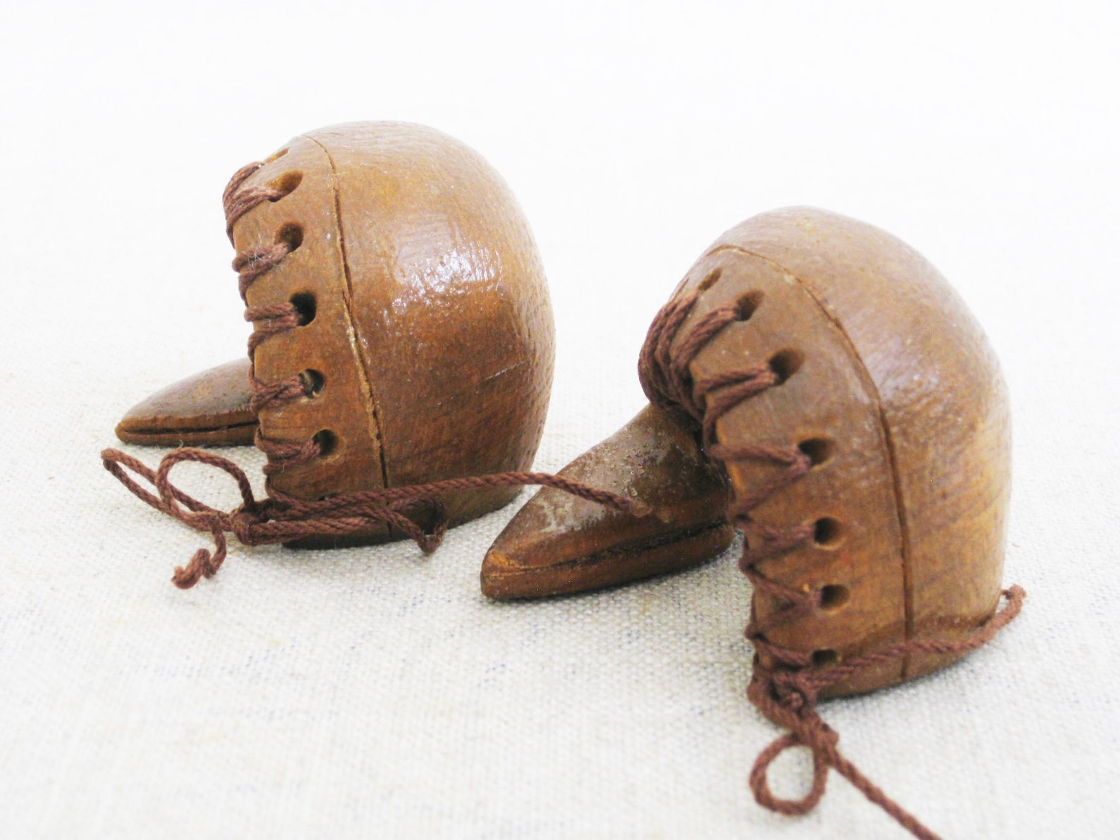 Vintage Miniature Boots Wooden Shoe Folk Art Carving Boot | Etsy