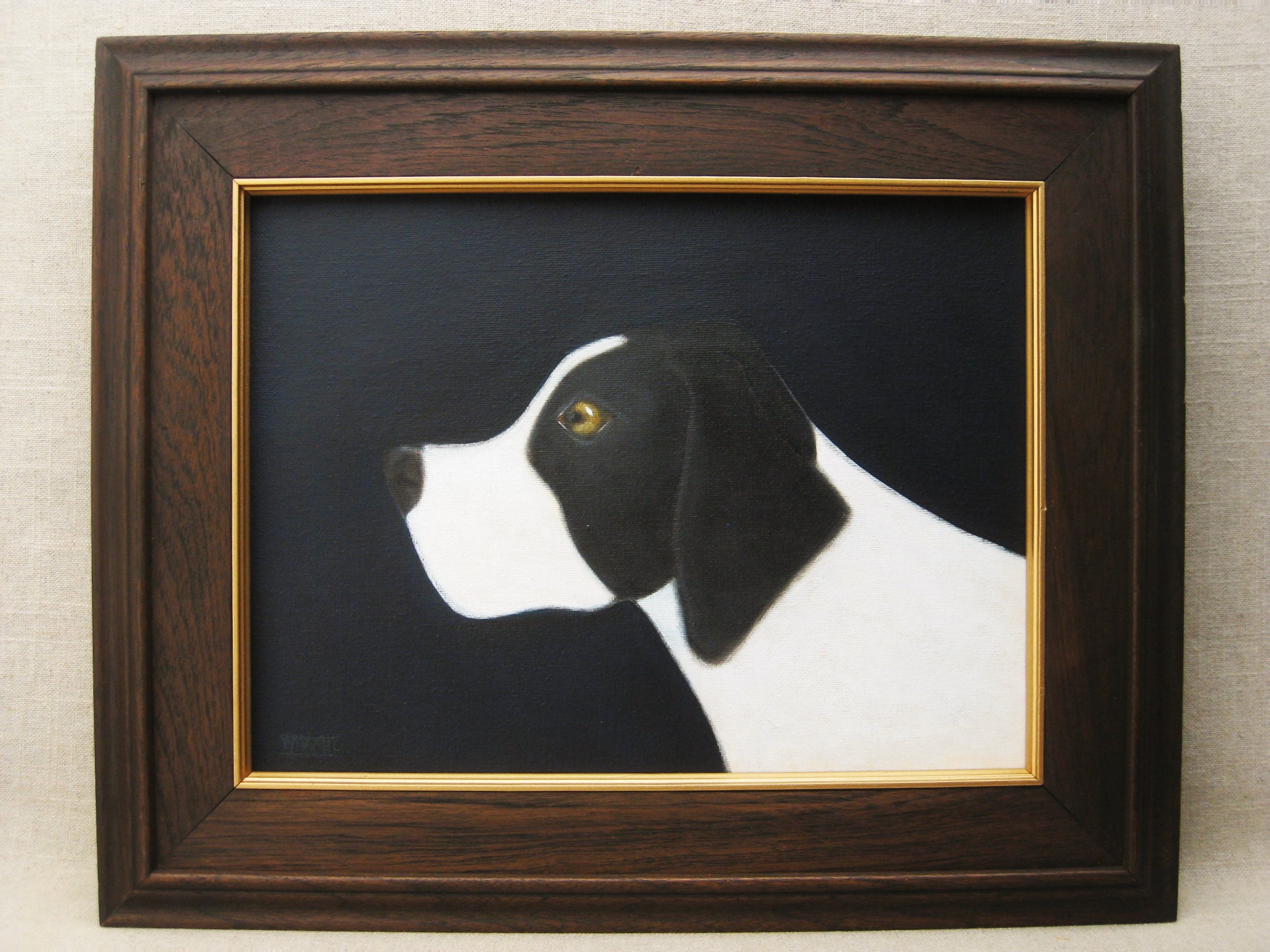 RESERVED - Original Dog Portrait, Fine Art Painting, English Pointer ...