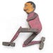 Folk Art Limberjack Jig Man Dancing Canadian Mountie Male Doll Figure ...
