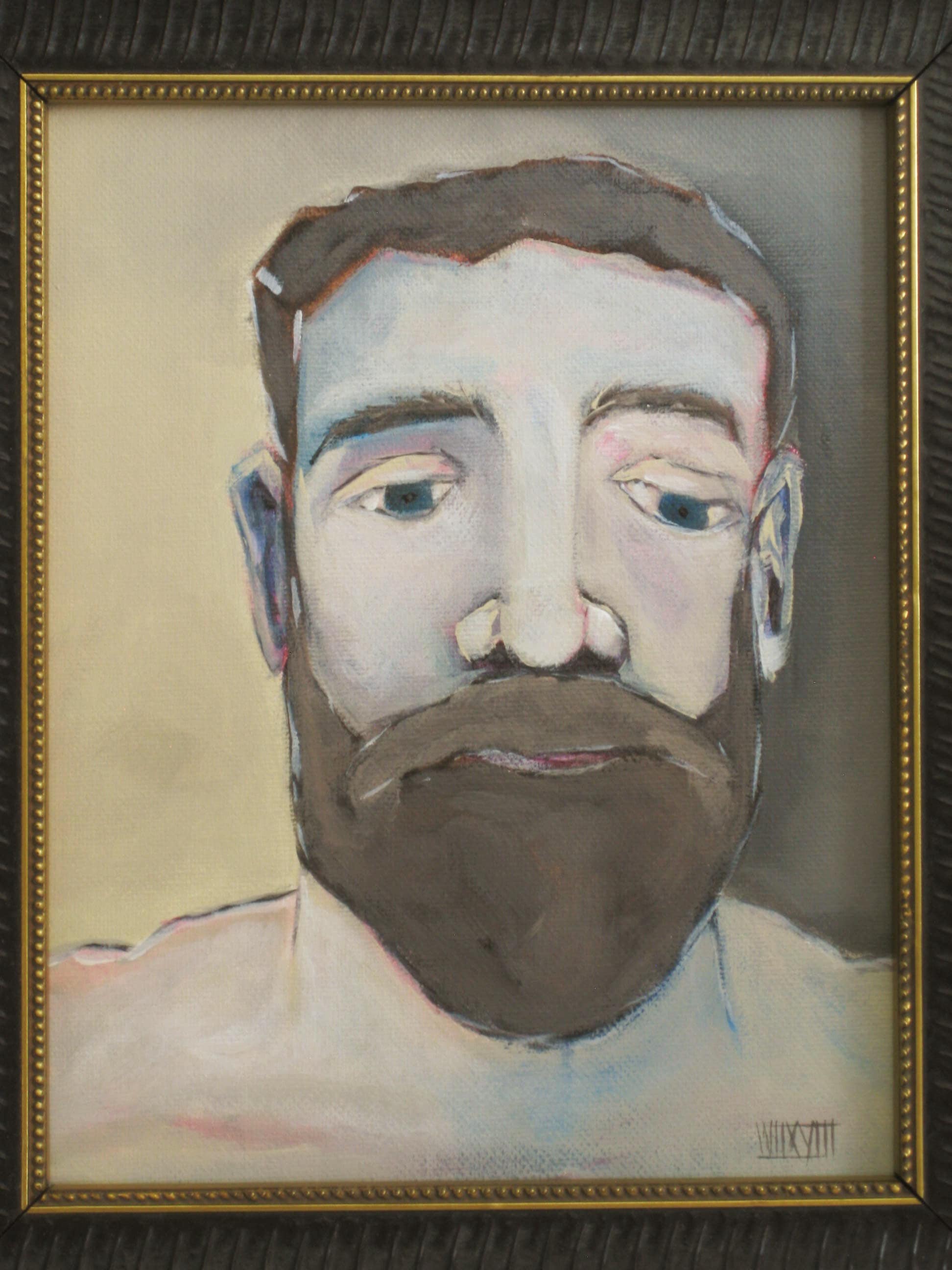 Original Fine Art Portrait Painting, Male Portraiture, Wil Shepherd ...