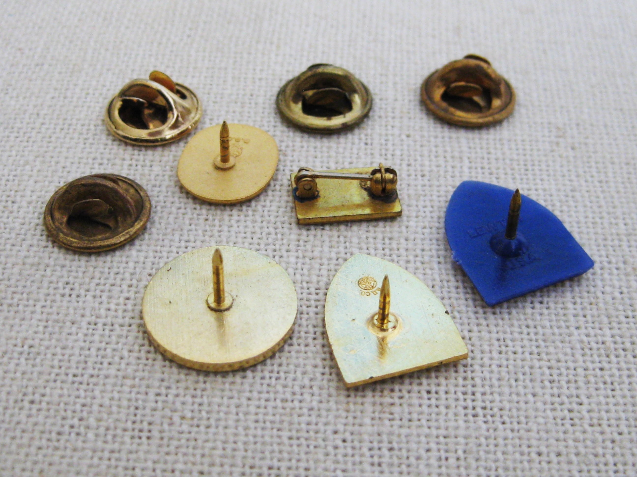 Vintage AFT Lapel Pins, Collection, American Federation of Teachers