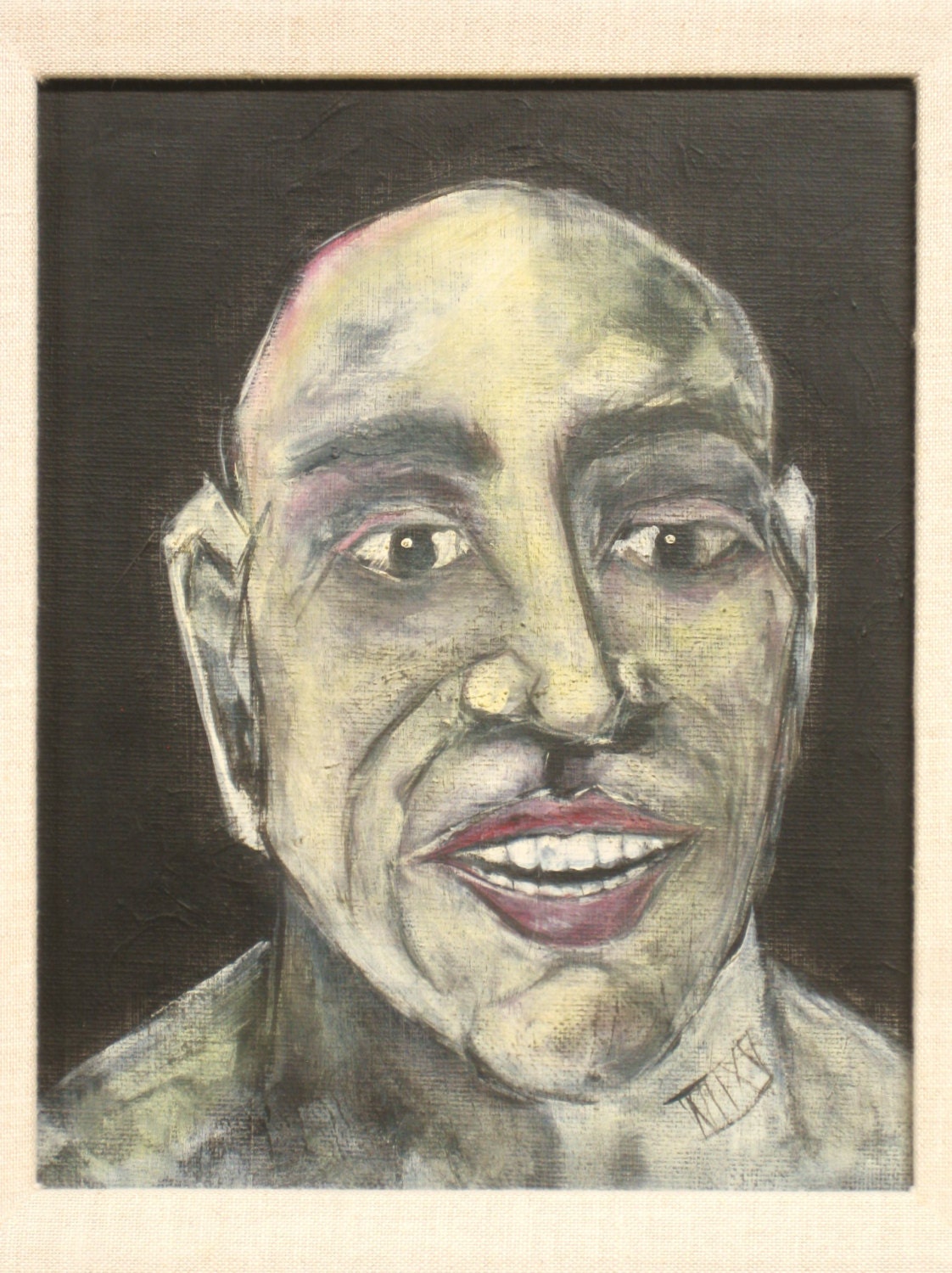 Original Fine Art Male Portrait Painting, Male Figure, Portraiture, Man ...