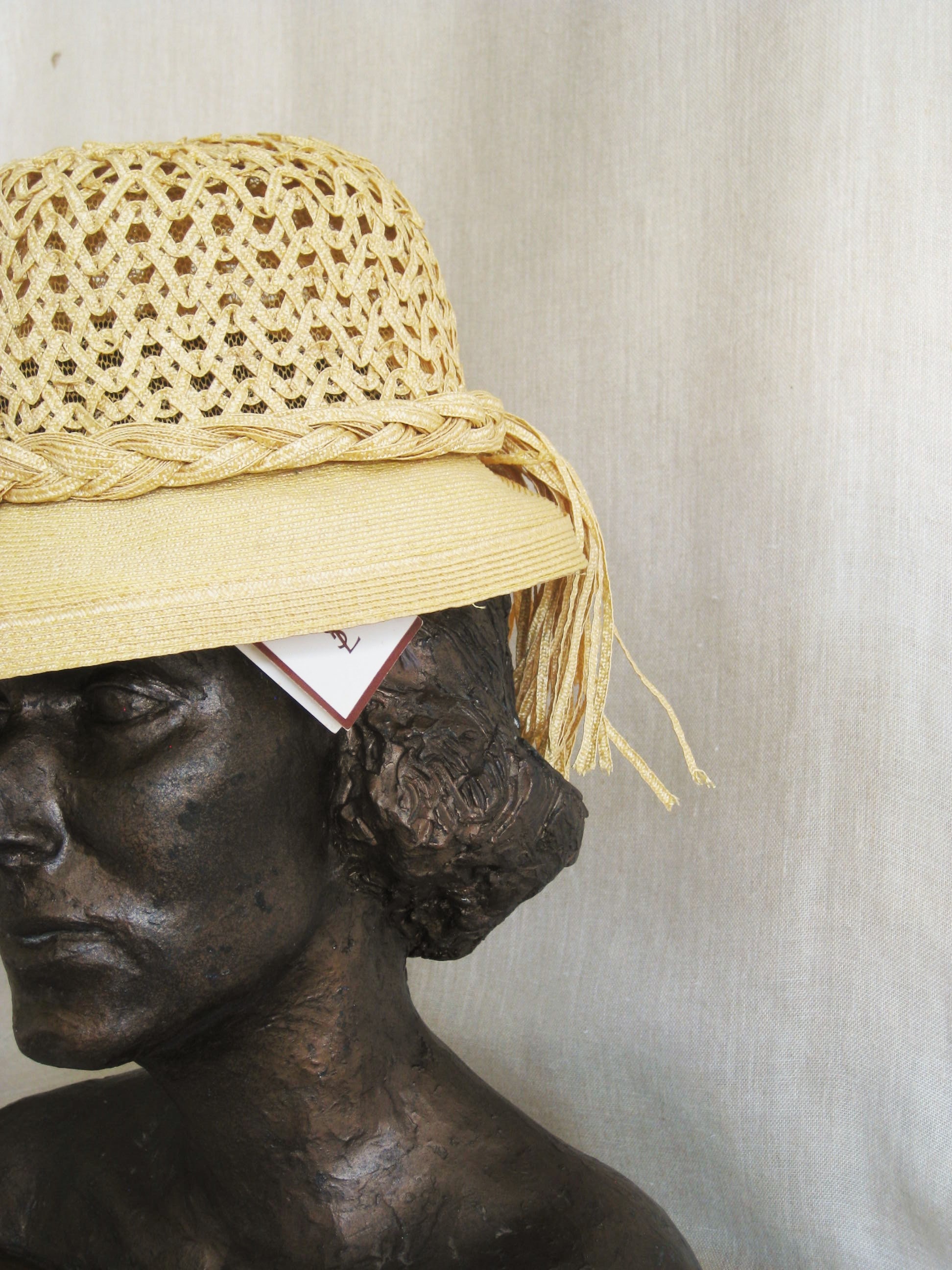 Vintage Womens Summer Hat, Yves Saint Laurent, YSL, Designer, High ...