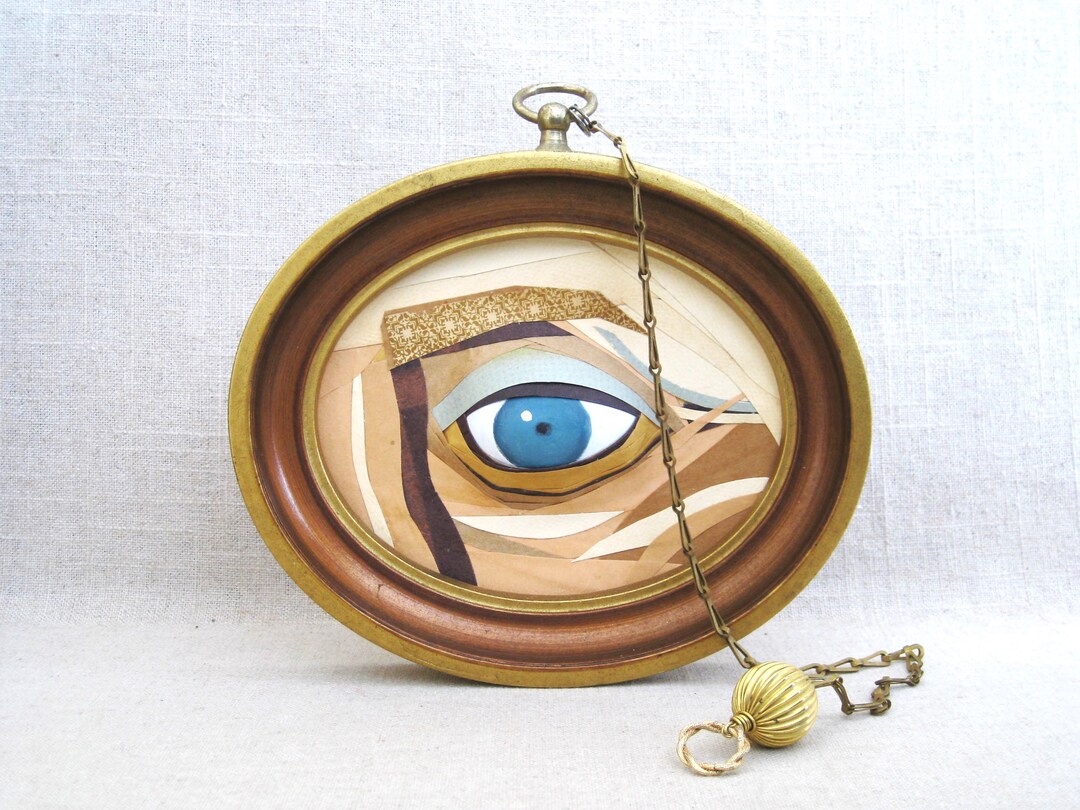 Lover's Eye Assemblage Sculpture Eyeball After Antique Trade Sign ...