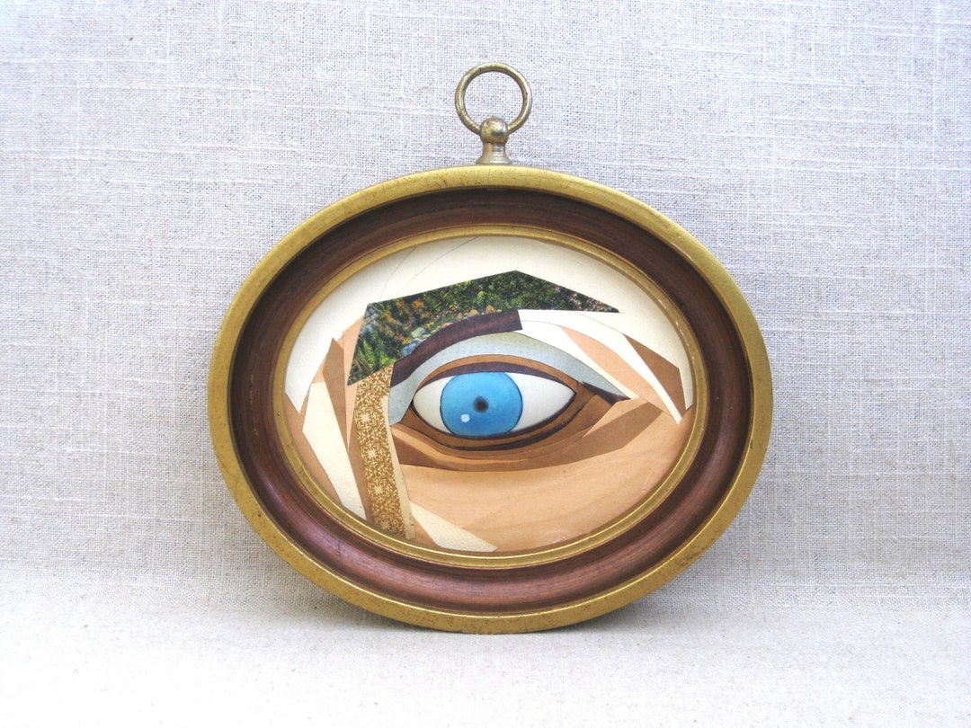 Lover's Eye Assemblage Sculpture Eyeball After Antique Trade Sign ...