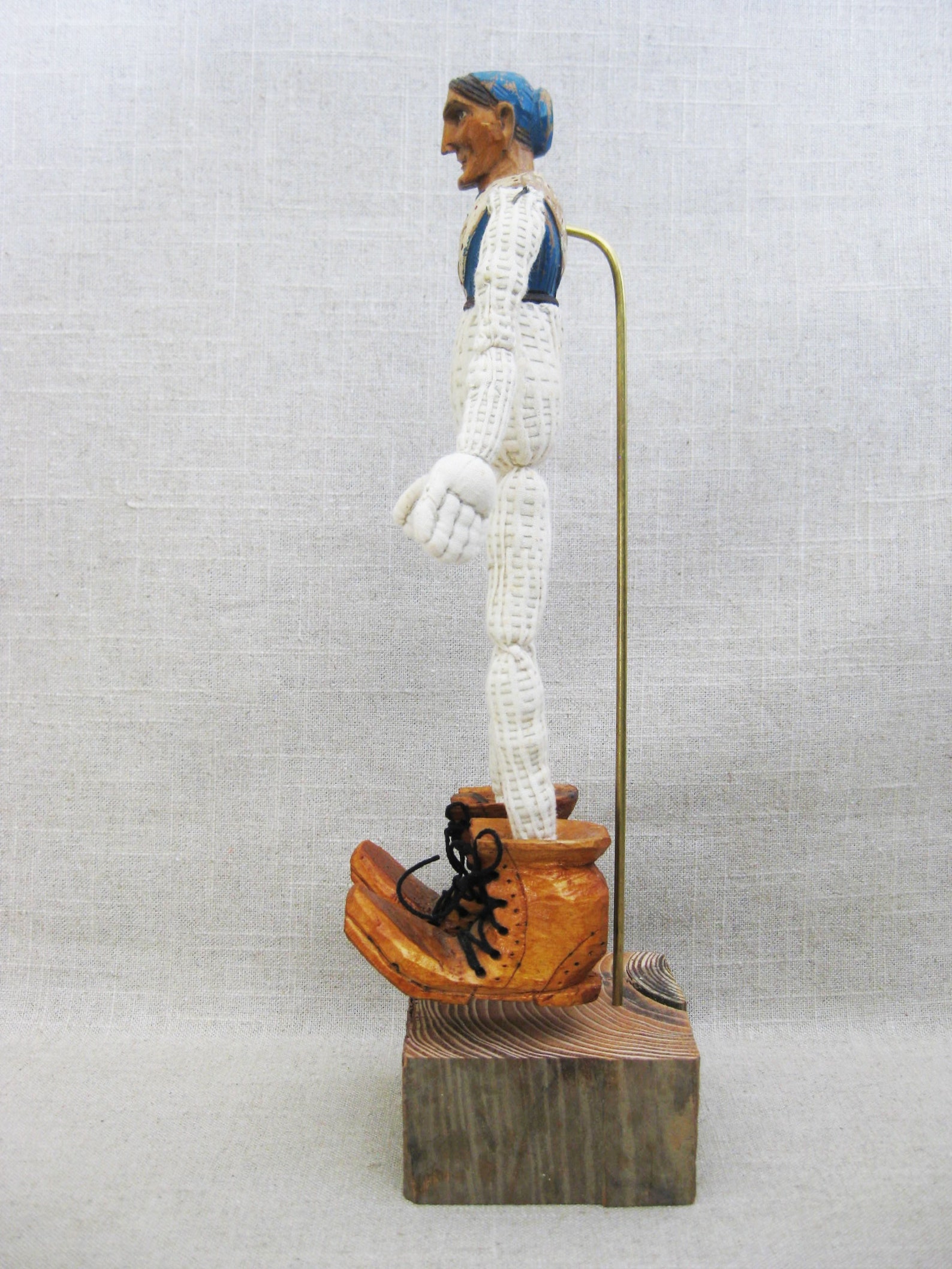 Folk Art Female Portrait Sculpture Primitive Doll Assemblage - Etsy