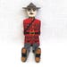 Folk Art Limberjack Jig Man Dancing Canadian Mountie Male Doll Figure ...