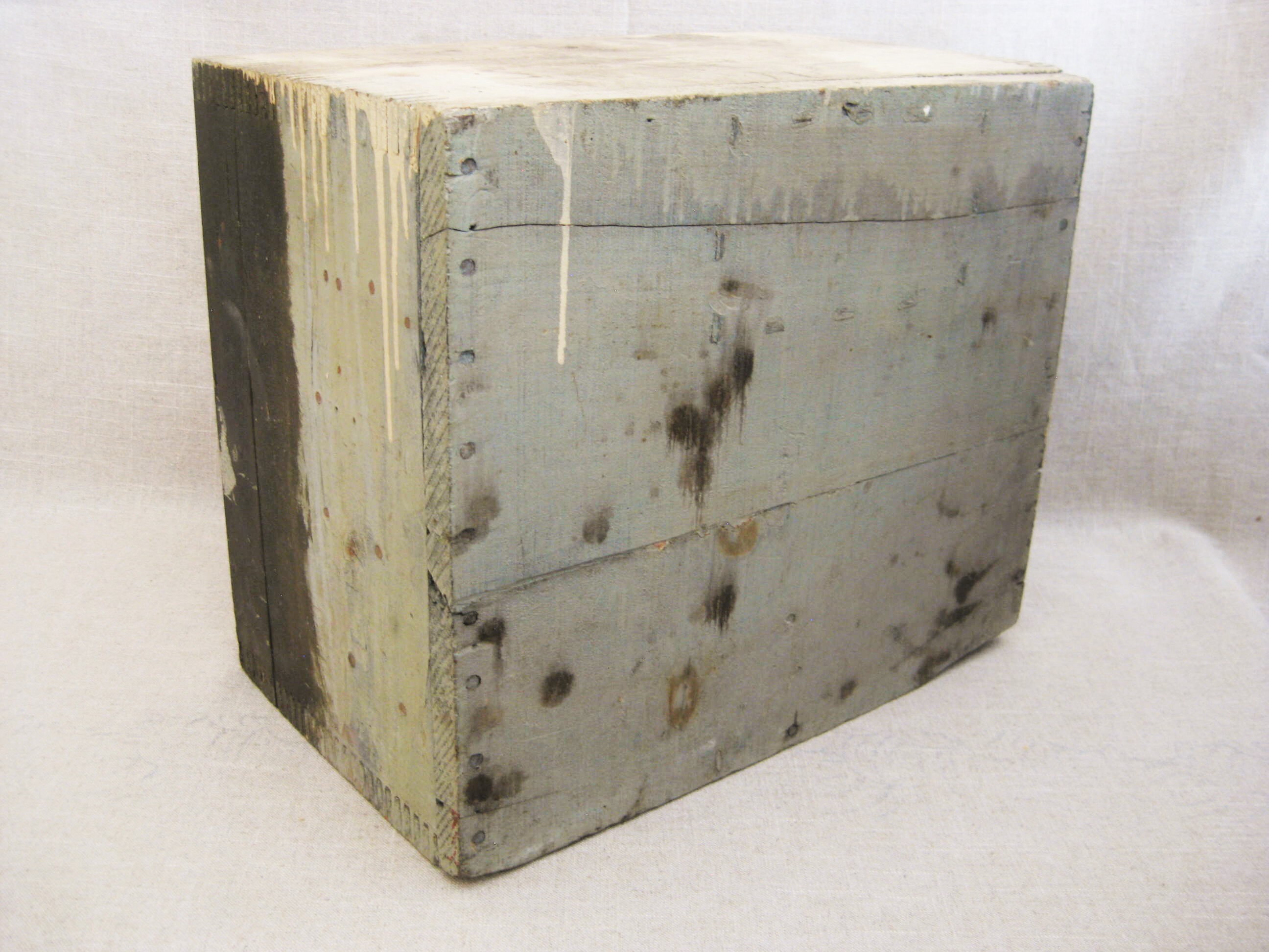 Vintage Chest of Drawers, Primitive Folk Art, Rustic Cabin Decor, Wood ...