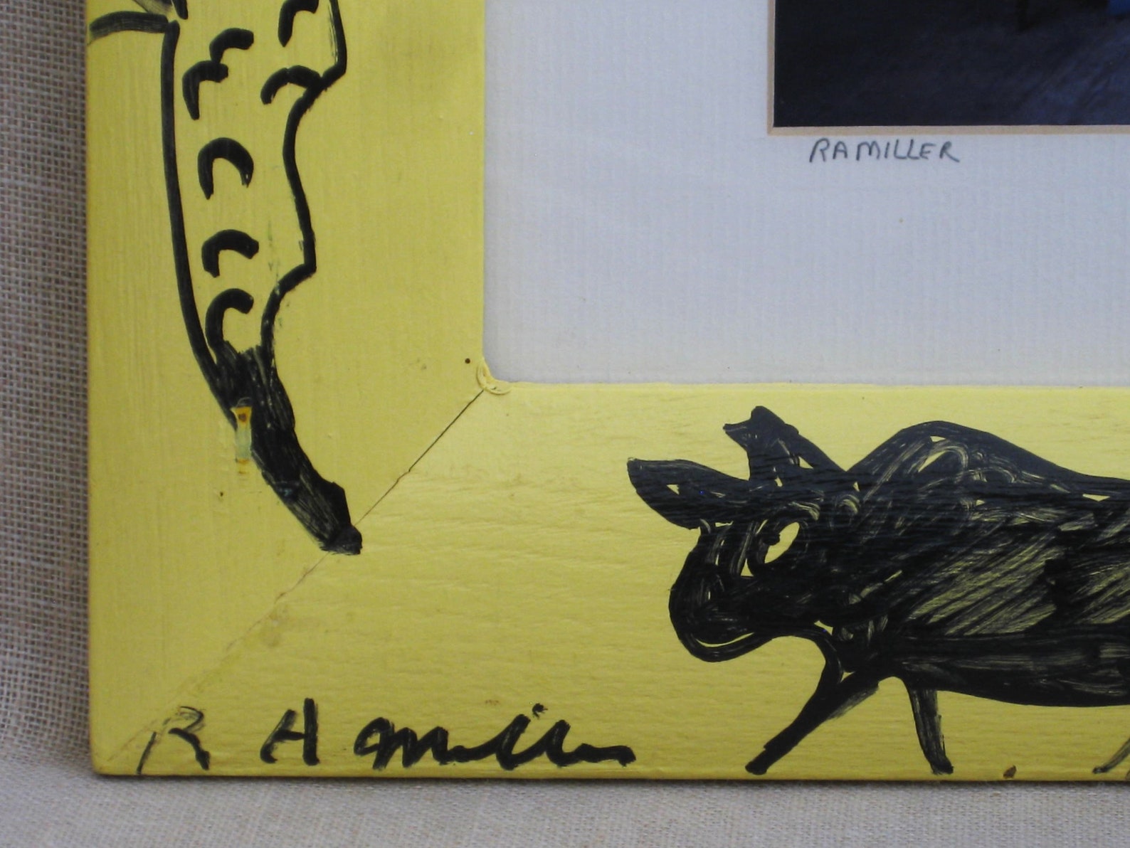 Vintage Photograph of RA Miller Framed in RA Miller Hand | Etsy