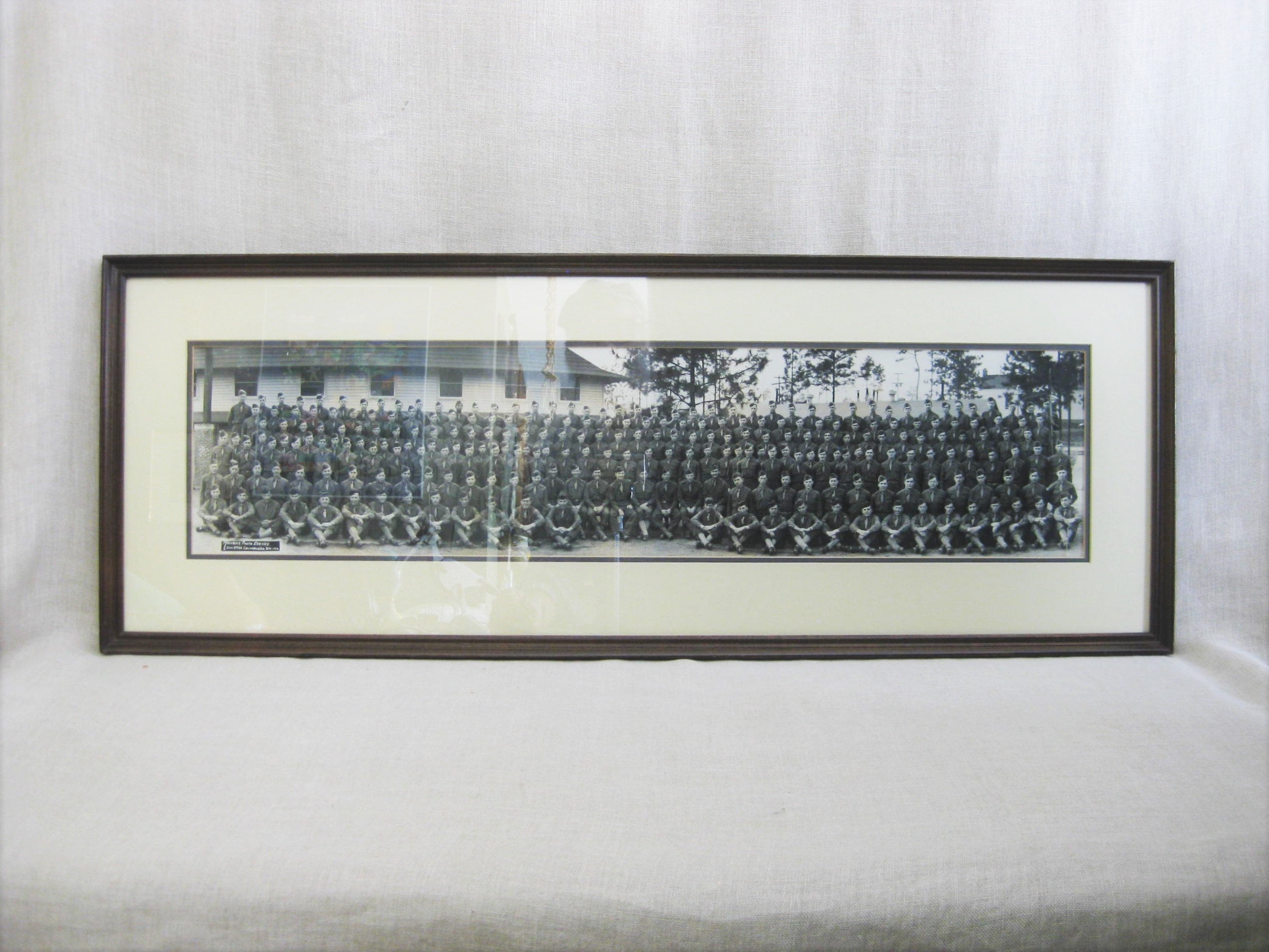 Vintage Military Panoramic Group Photograph, Fort Benning Georgia, Male ...