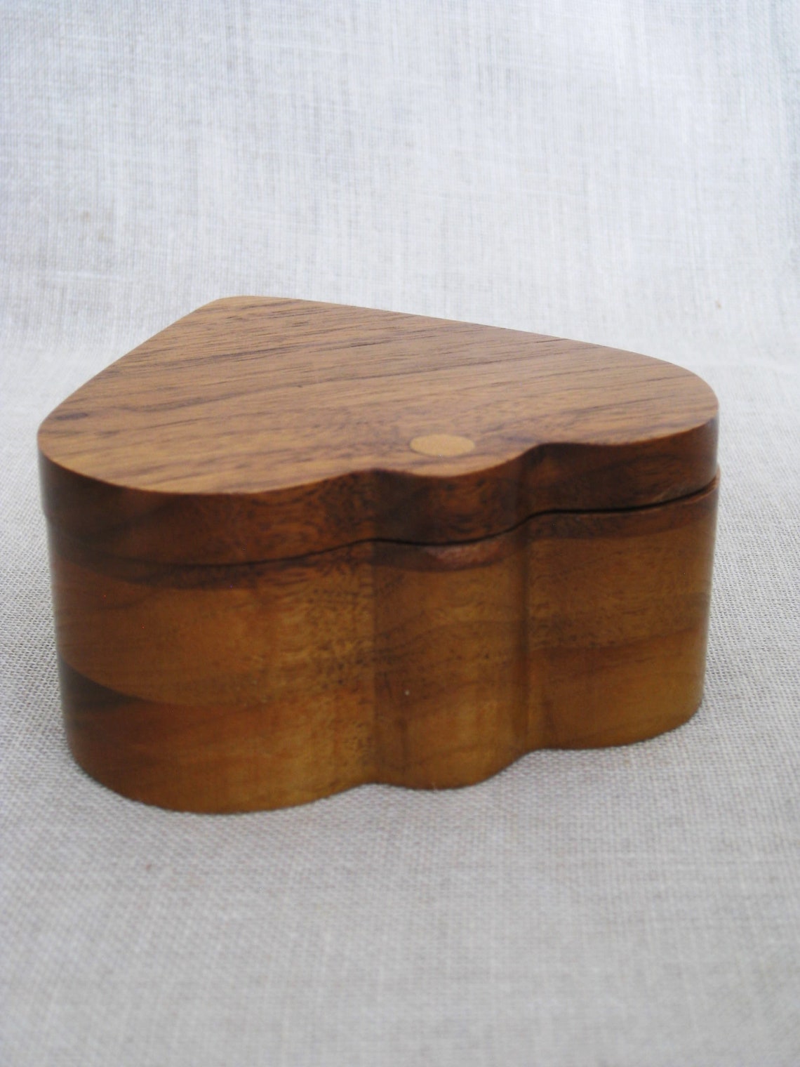 Vintage Heart Shaped Box Wood Small Storage Organization - Etsy