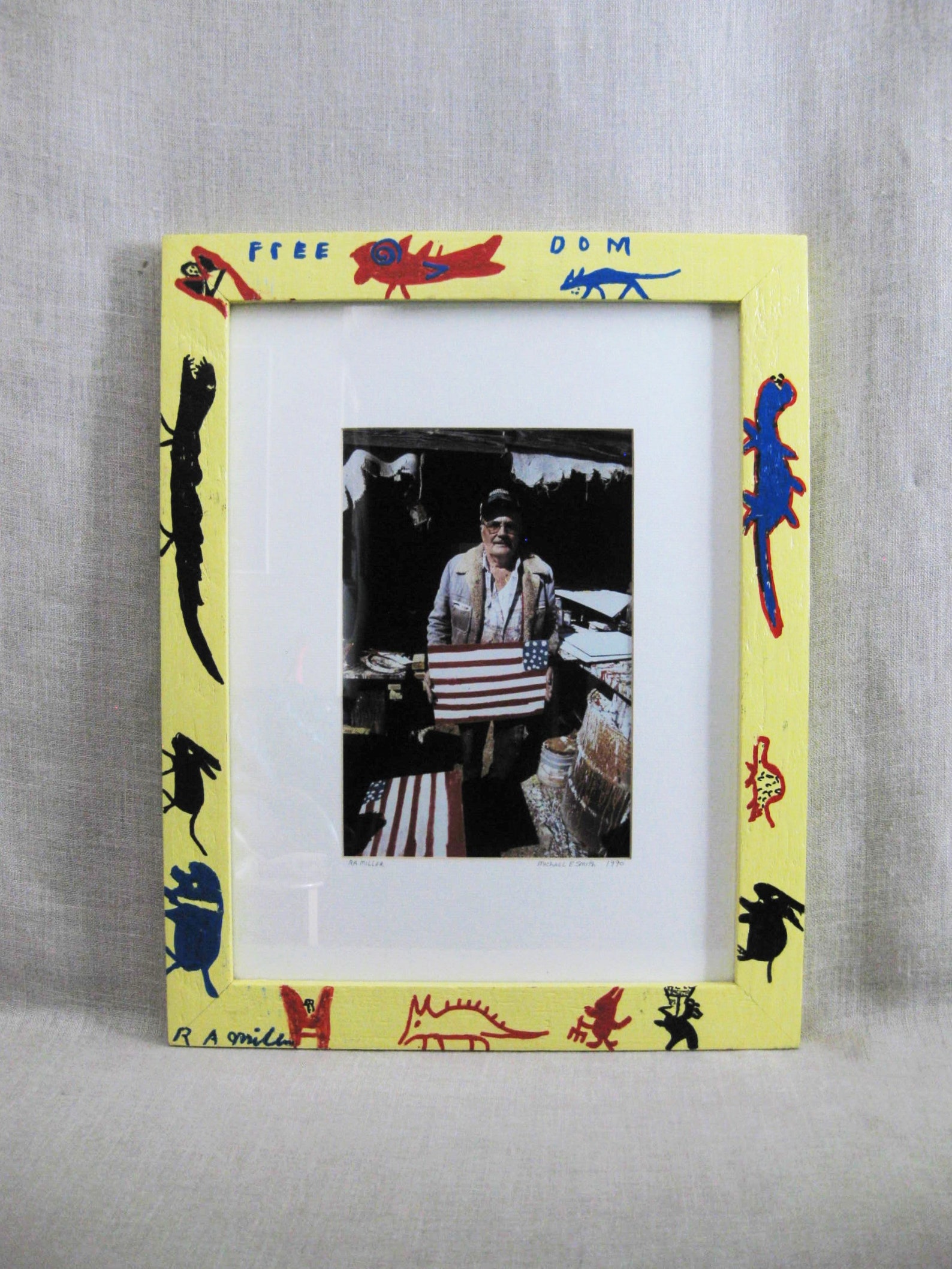 Vintage Photograph of RA Miller Framed in RA Miller Hand | Etsy