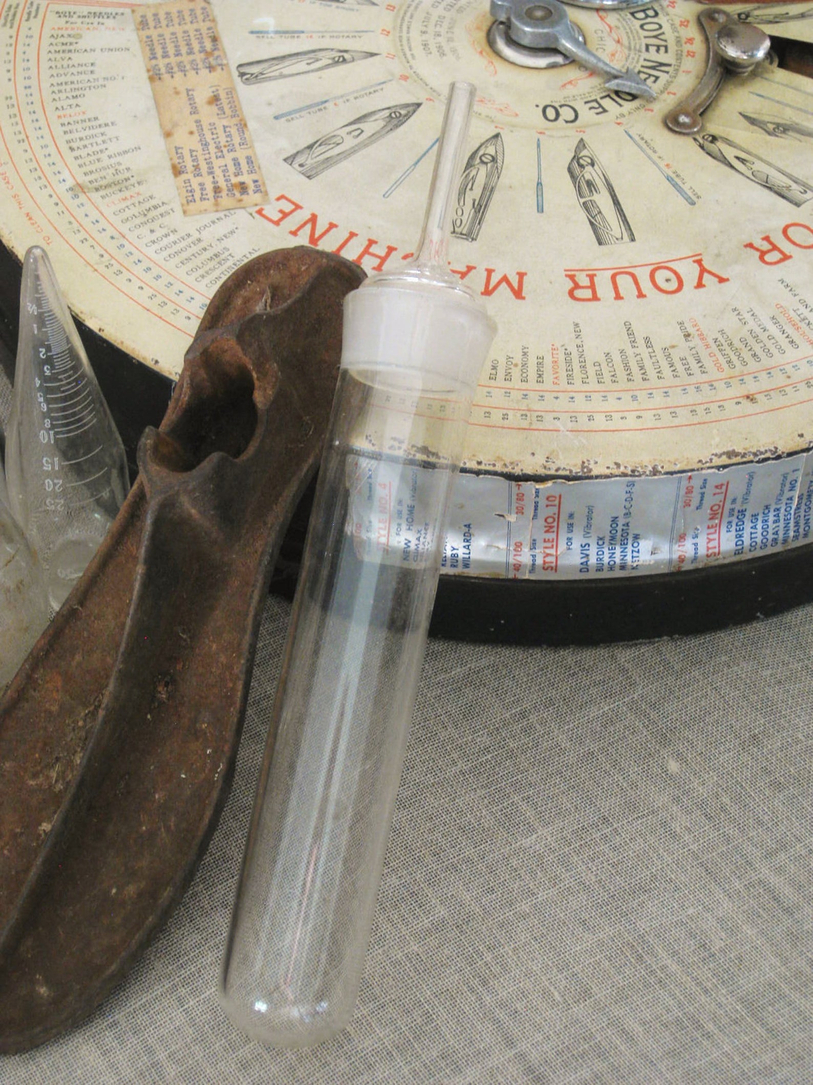 Vintage Large Glass Test Tube Laboratory Glass Medical | Etsy