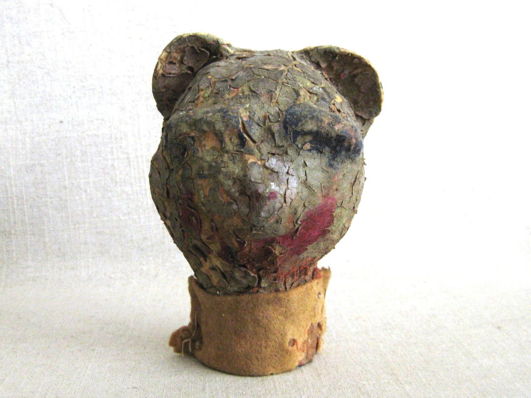 Vintage Doll Head, Hand Puppet Primitive Folk Art Toys, Naïve Outsider ...