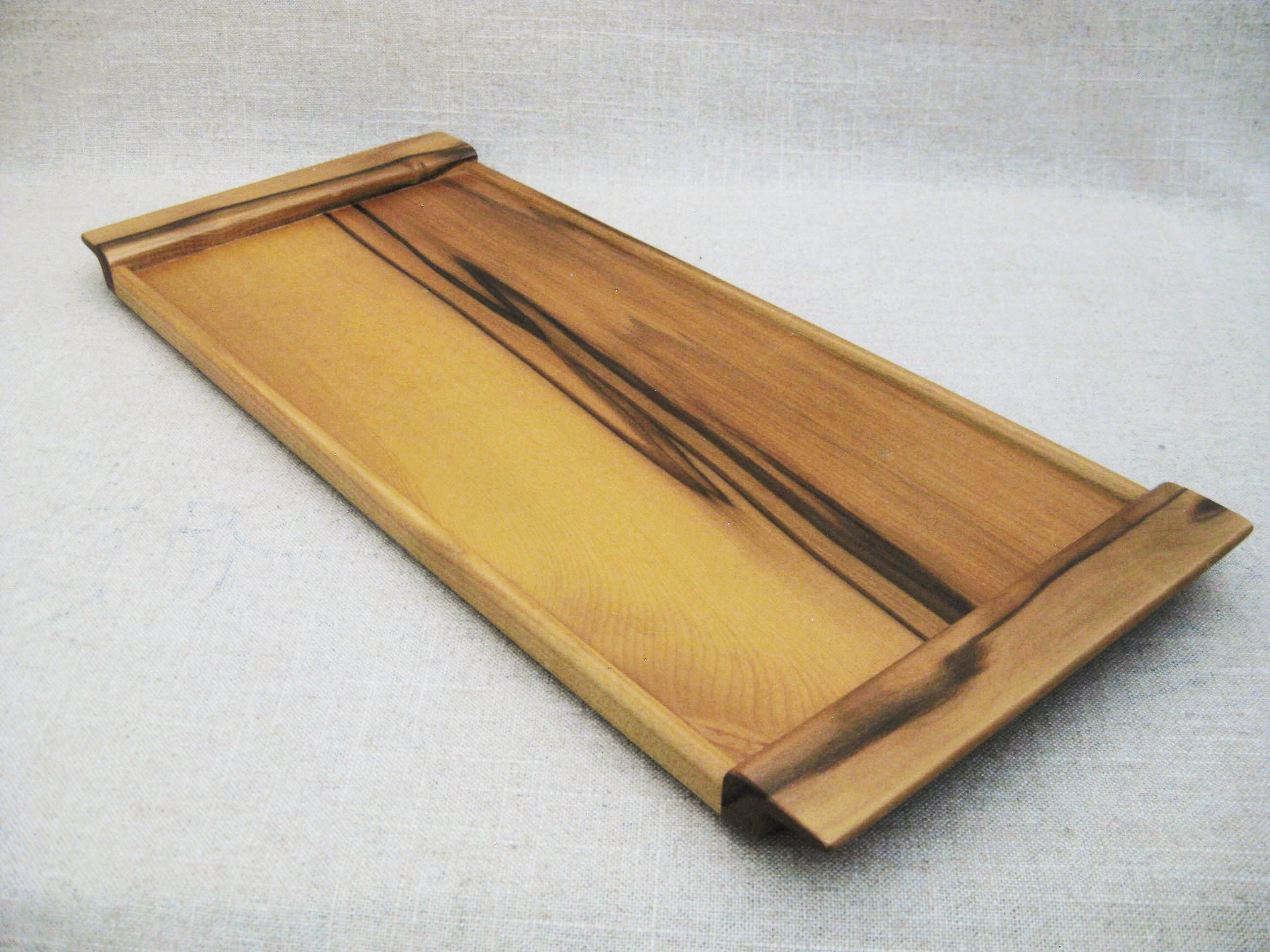 Vintage Serving Tray, Mid-Century Dresser or Vanity Wood Tray, Entertaining