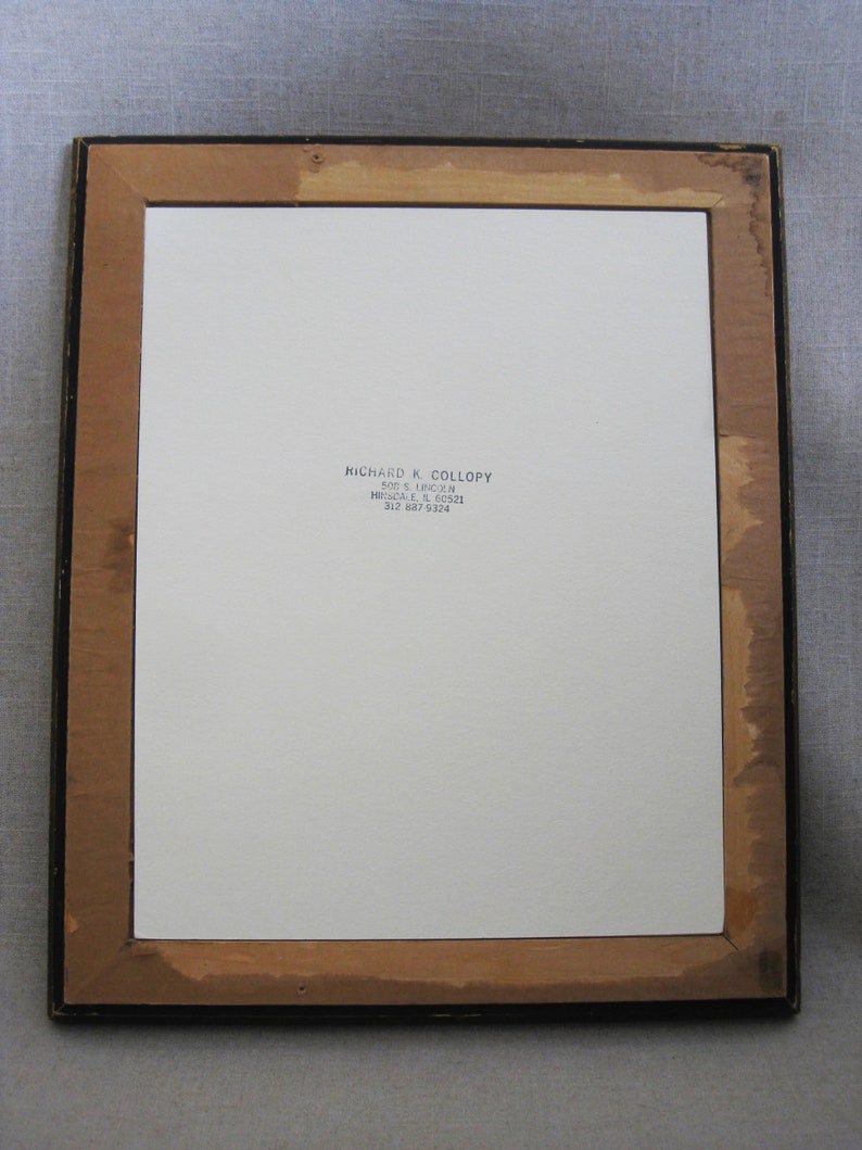 Vintage Landscape Watercolor Painting Richard K Collopy - Etsy