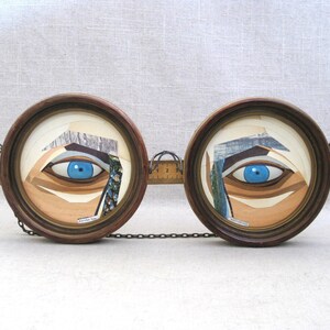 Lover's Eye Assemblage Sculpture Eyeball After Antique Trade Sign ...