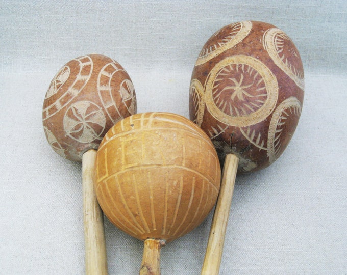 Vintage Maracas, Puerto Rico, Latin Musical Instrument - Etsy