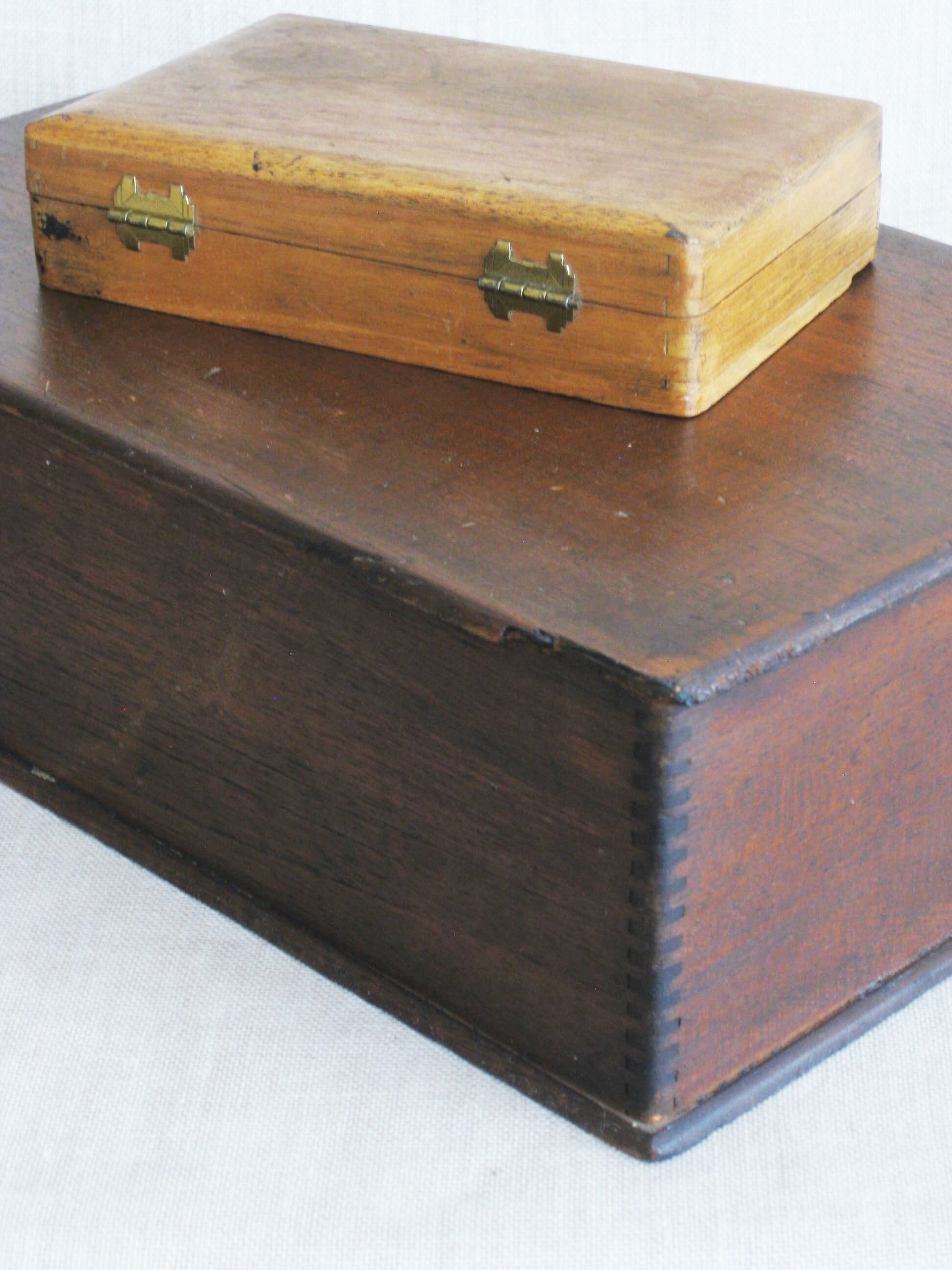 Antique Wooden Cigar Box With Drawers, Dresser Chest, Storage ...