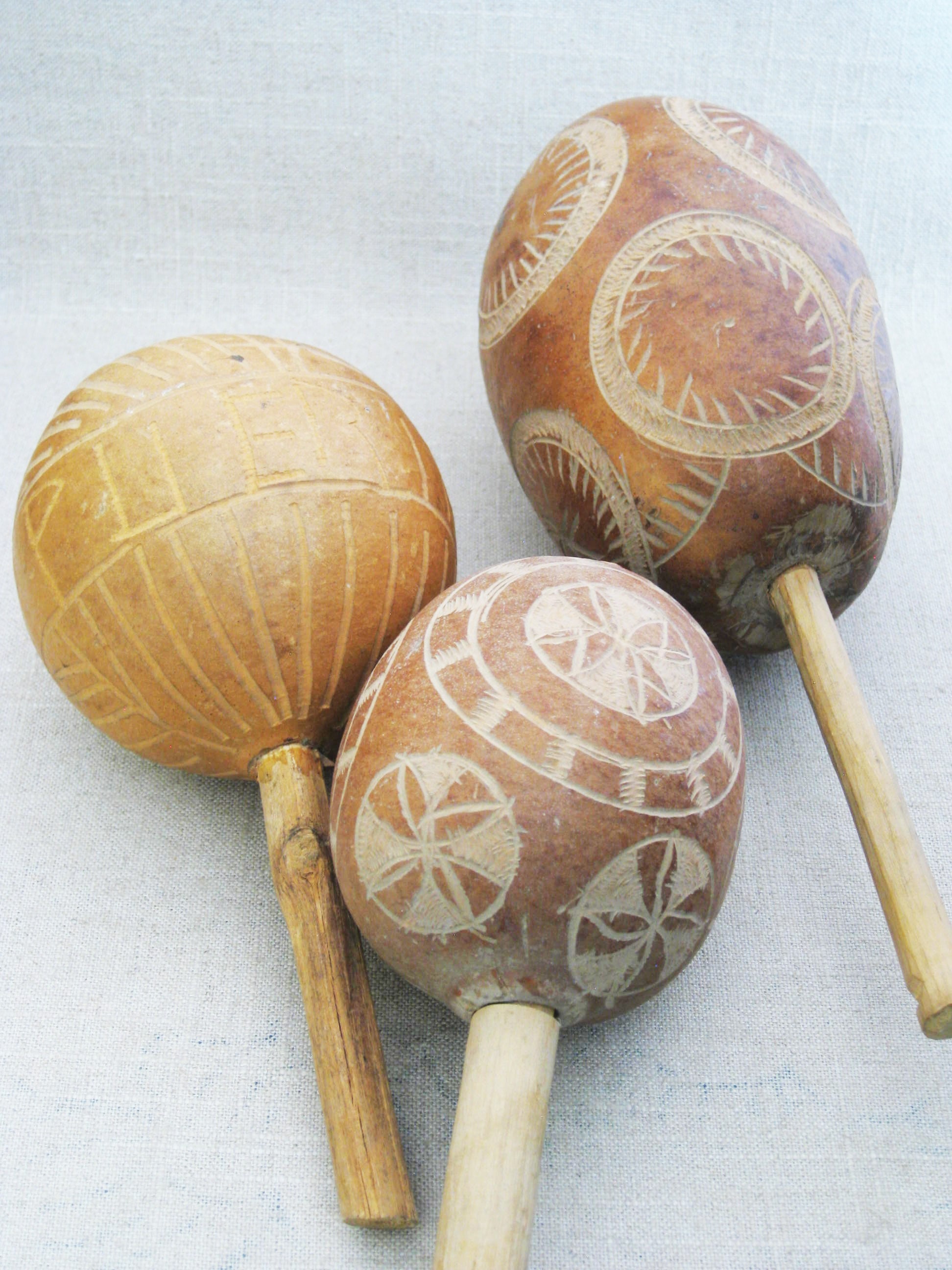 Vintage Maracas, Puerto Rico, Latin Musical Instrument