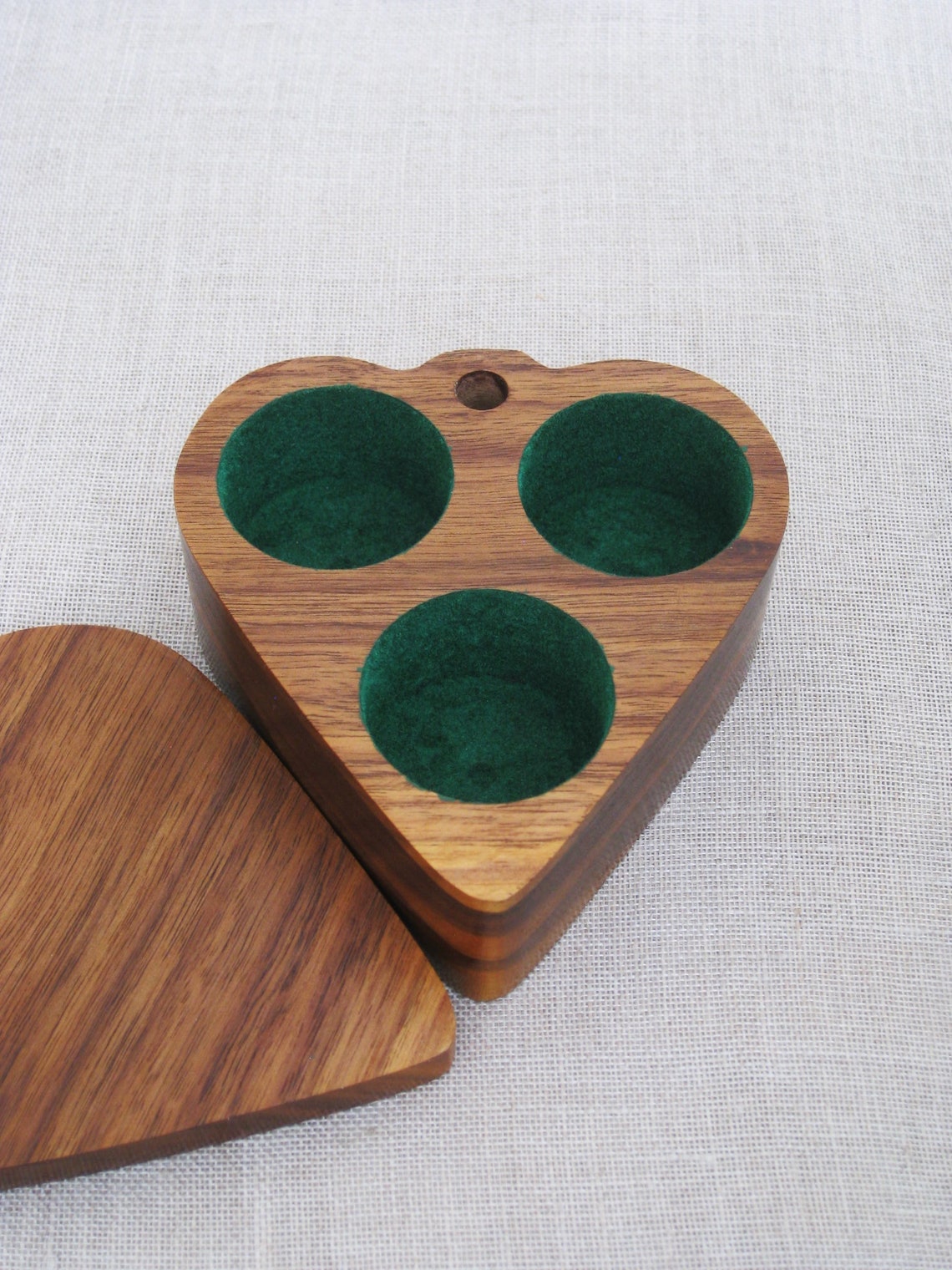 Vintage Heart Shaped Box Wood Small Storage Organization - Etsy