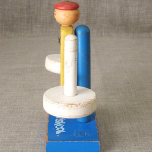 Vintage Playskool Balancing Man Wooden Toy Male Figure - Etsy