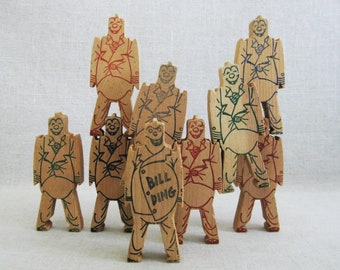 Stacking Man Blocks - Etsy