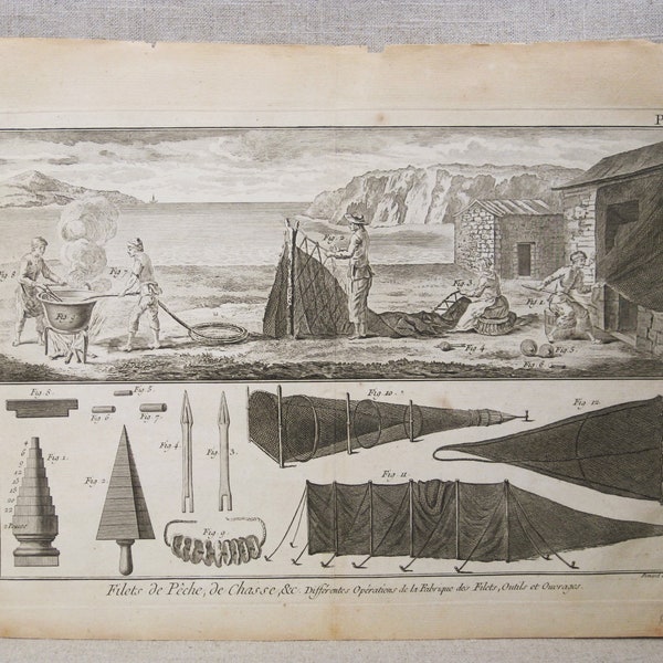 18th Century Fishing - Etsy