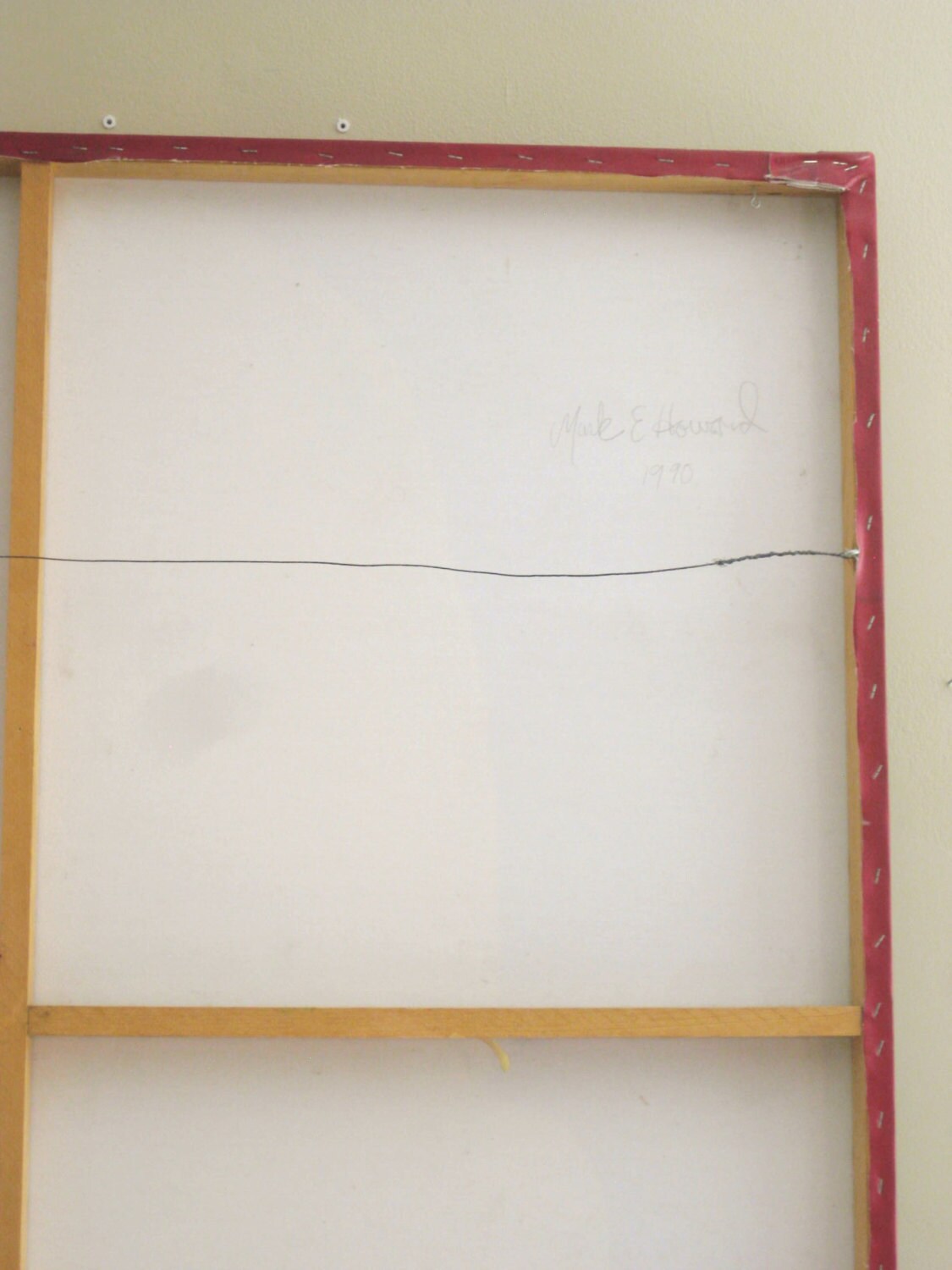 Vintage Female Portrait Silk Screen Painting, Mark Howard, Cleveland ...