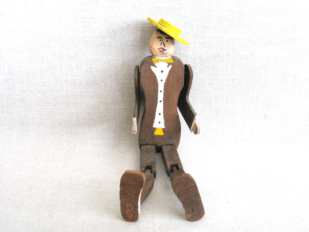 Folk Art Limberjack Jig Man Dancing Male Doll Figure - Etsy