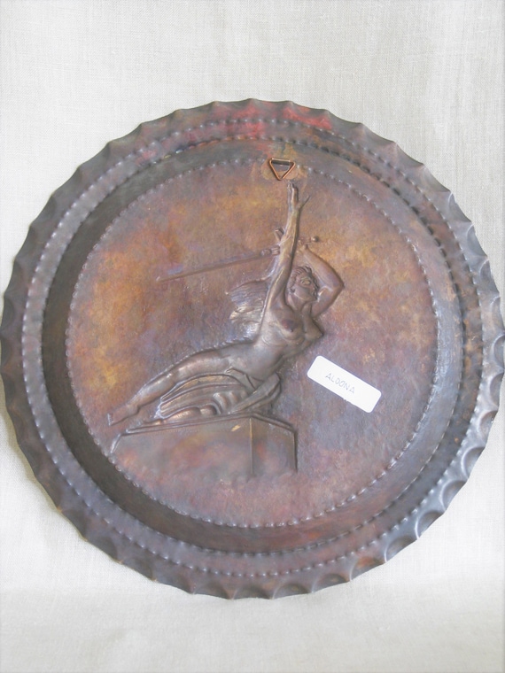 Art Objects Female copper nude Sculpture etna.com.pe