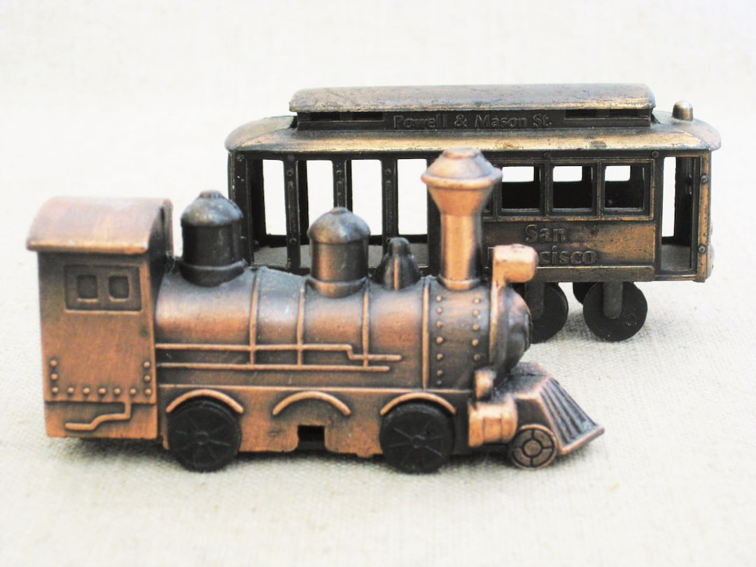 Miniature Train Pencil Sharpener, Cable Car Vintage Collectible School ...